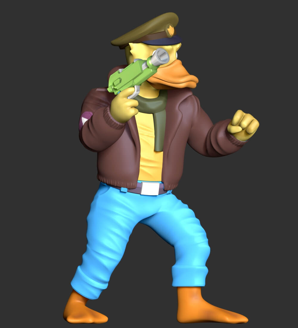 Ace Duck - Teenage Mutant Ninja Turtles 3D Model by lovemodel