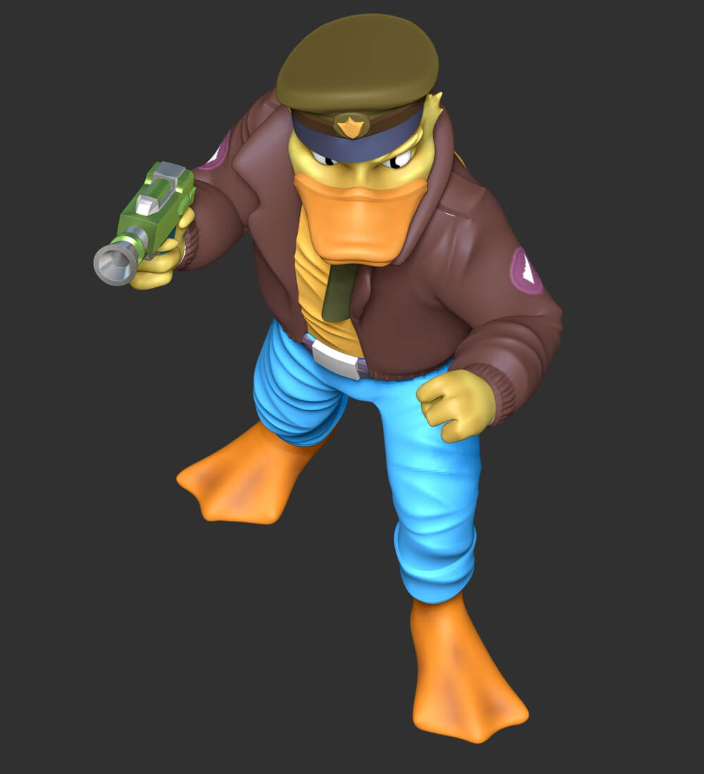 Ace Duck - Teenage Mutant Ninja Turtles 3D Model by lovemodel