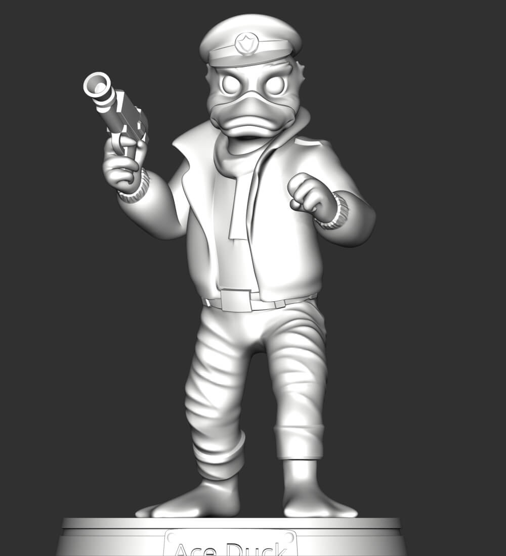 Ace Duck - Teenage Mutant Ninja Turtles 3D Print Model by lovemodel