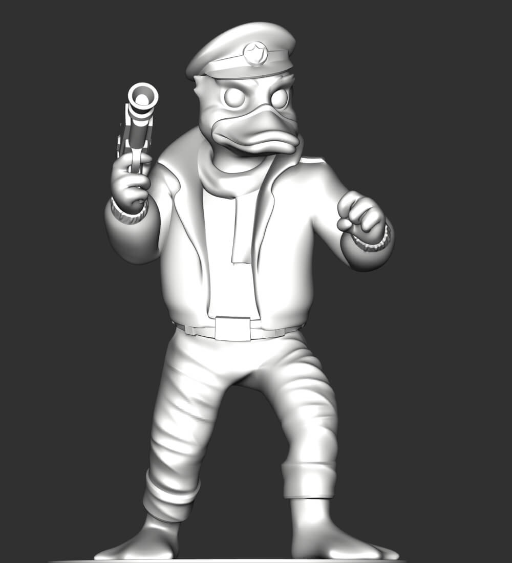 Ace Duck - Teenage Mutant Ninja Turtles 3D Print Model by lovemodel