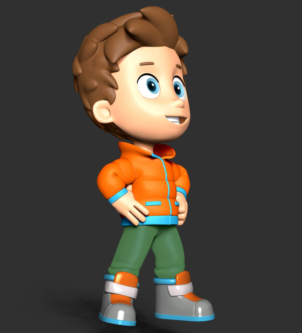 Alex Porter - Paw Patrol 3D Model by lovemodel