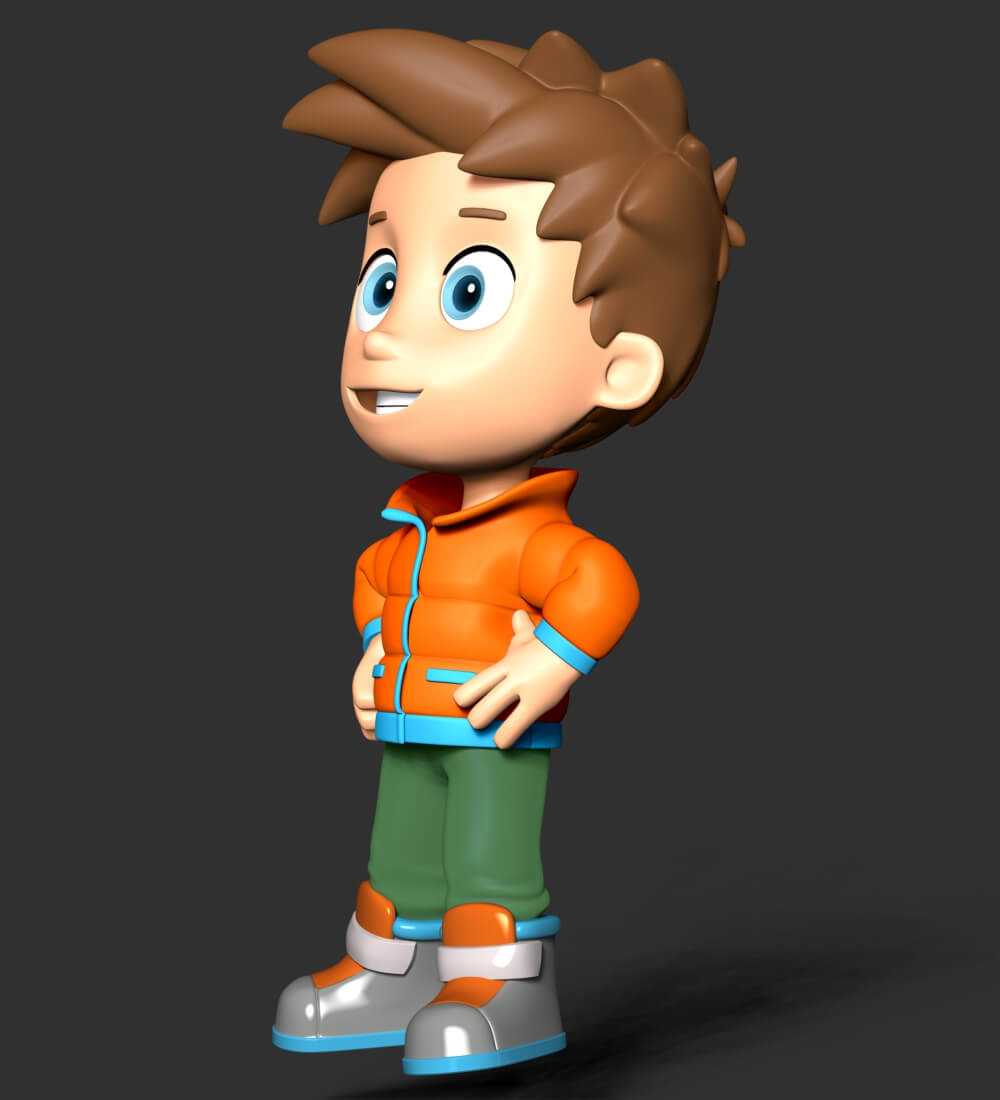 Alex Porter - Paw Patrol 3D Model by lovemodel