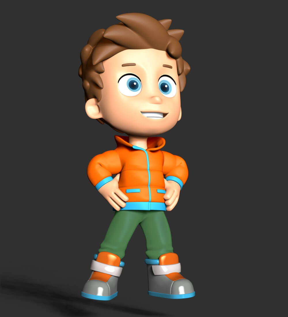 Alex Porter - Paw Patrol 3D Model by lovemodel
