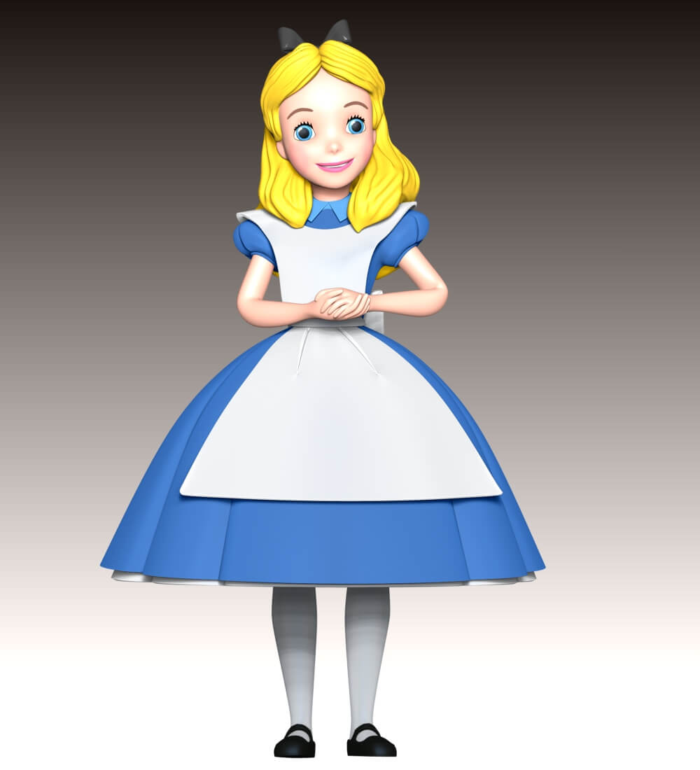 Alice Fan Art - 3D Model by lovemodel