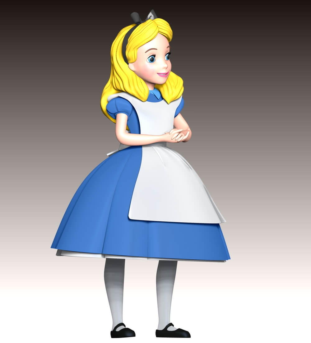 Alice Fan Art - 3D Model by lovemodel