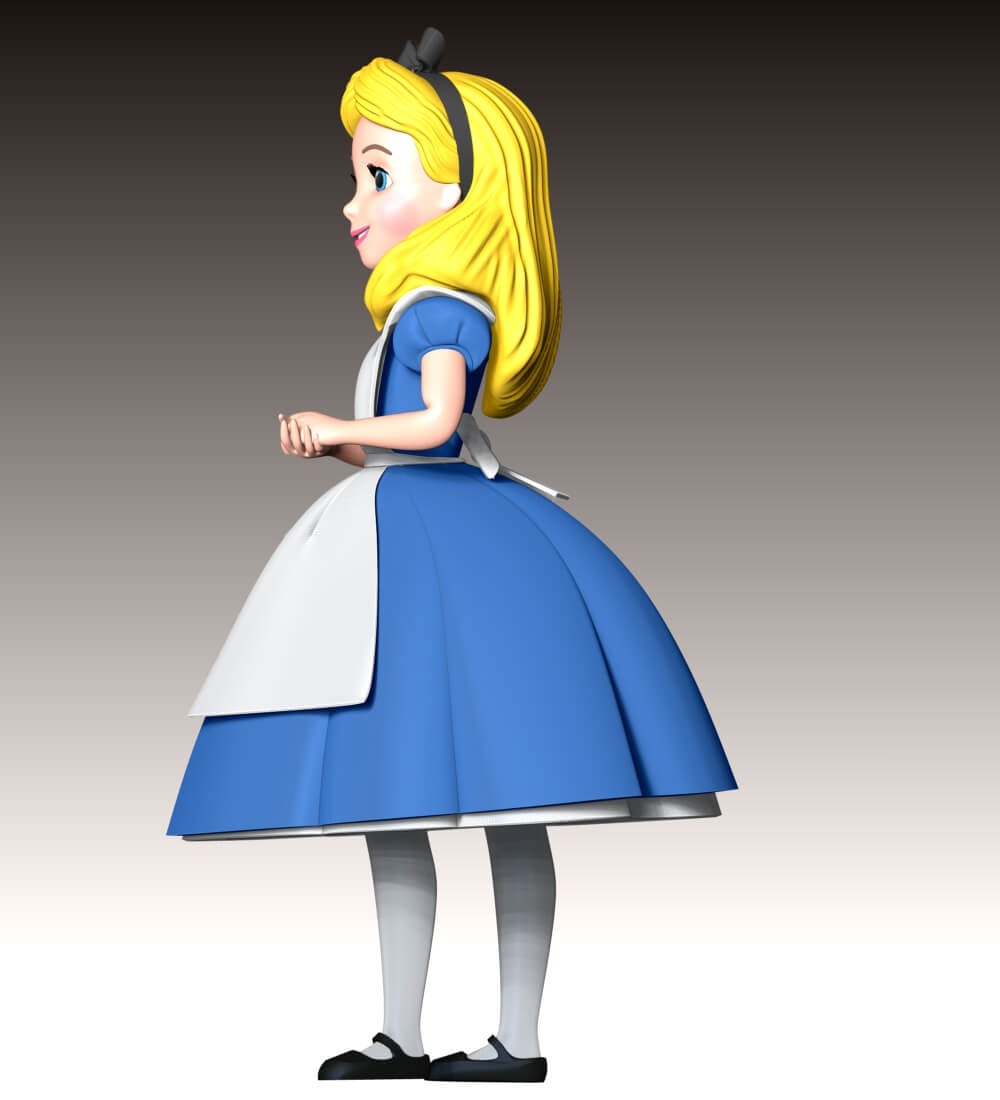 Alice Fan Art - 3D Model by lovemodel