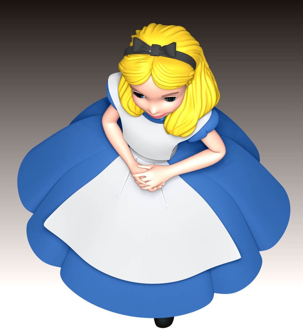 Alice Fan Art - 3D Model by lovemodel