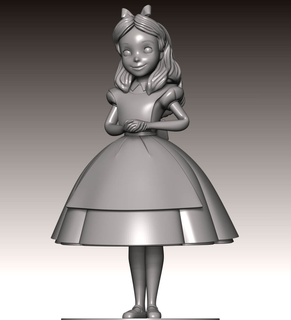 Alice Fan Art - 3D Model by lovemodel