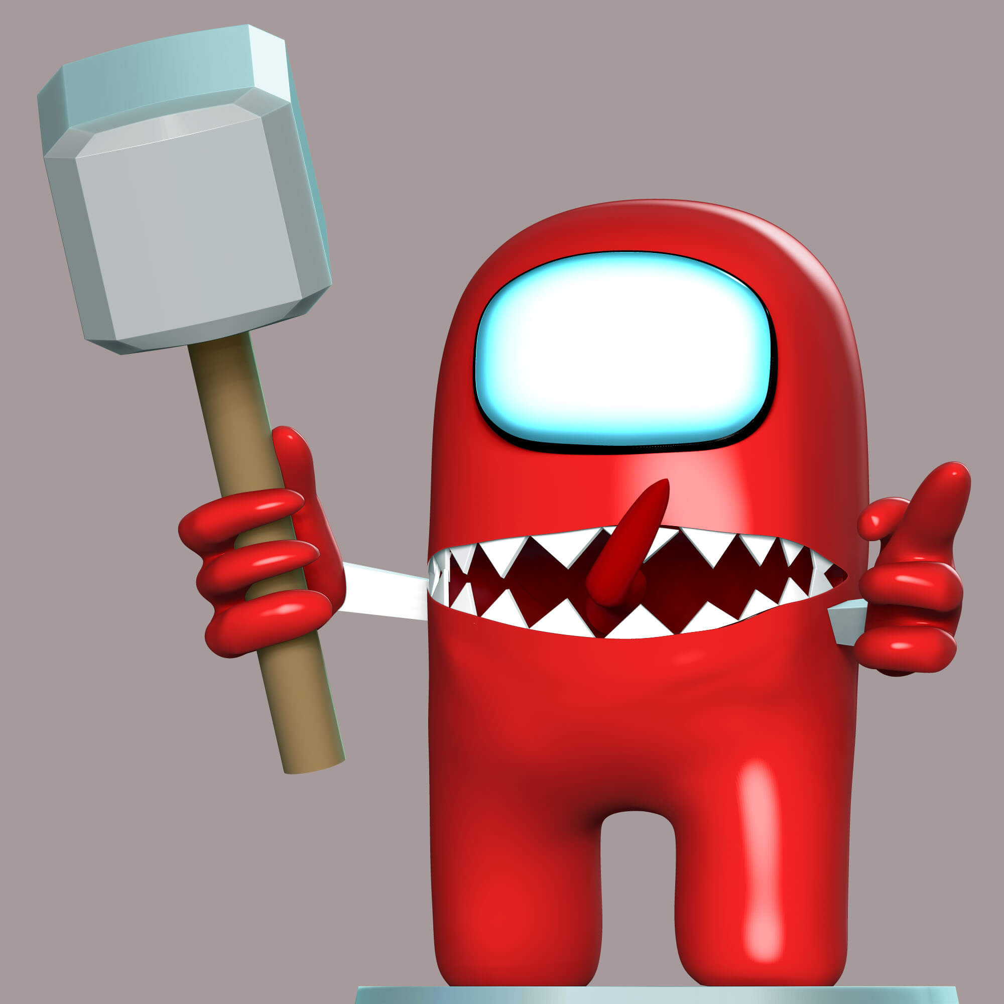 Among US - Impostor 3D Model by lovemodel