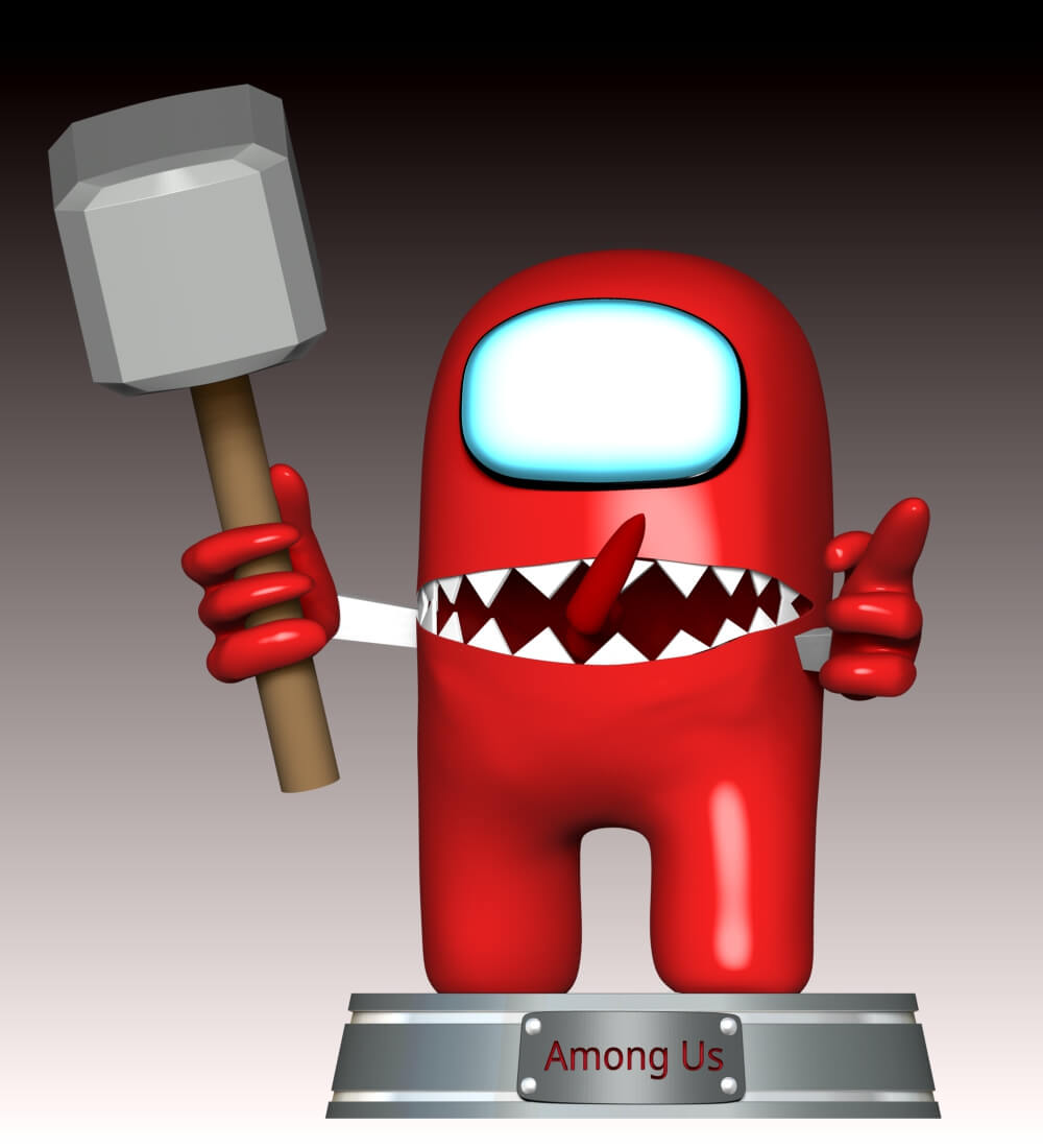 Among US - Impostor 3D Model by lovemodel
