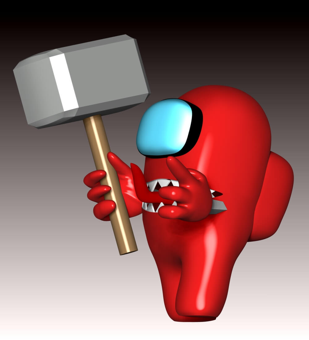 Among US - Impostor 3D Model by lovemodel