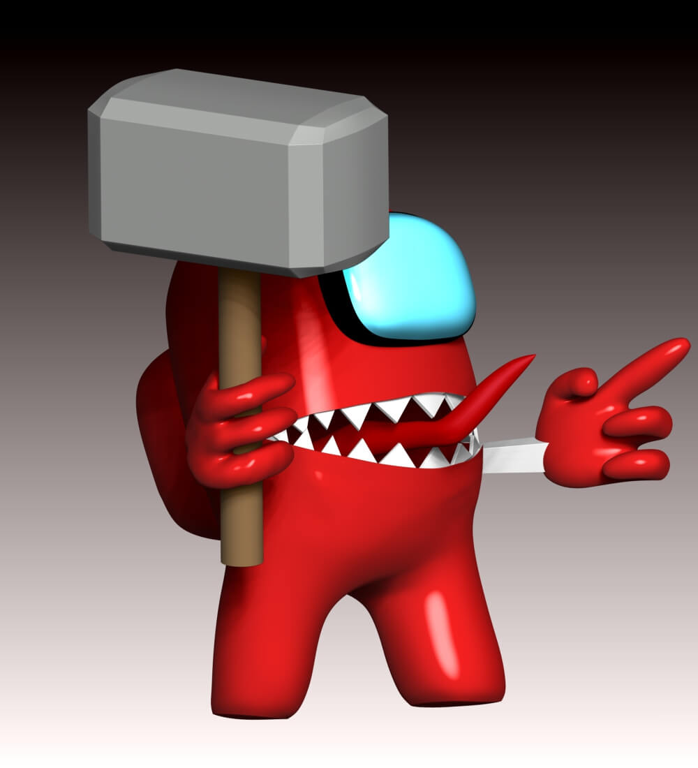 Among US - Impostor 3D Model by lovemodel
