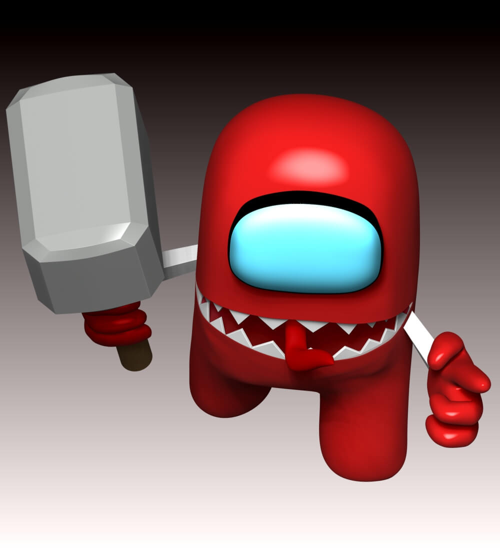Among US - Impostor 3D Model by lovemodel