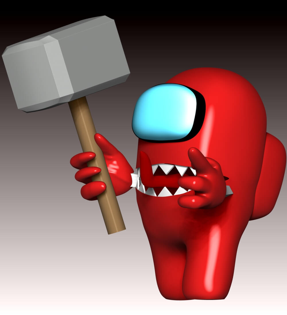 Among US - Impostor 3D Model by lovemodel