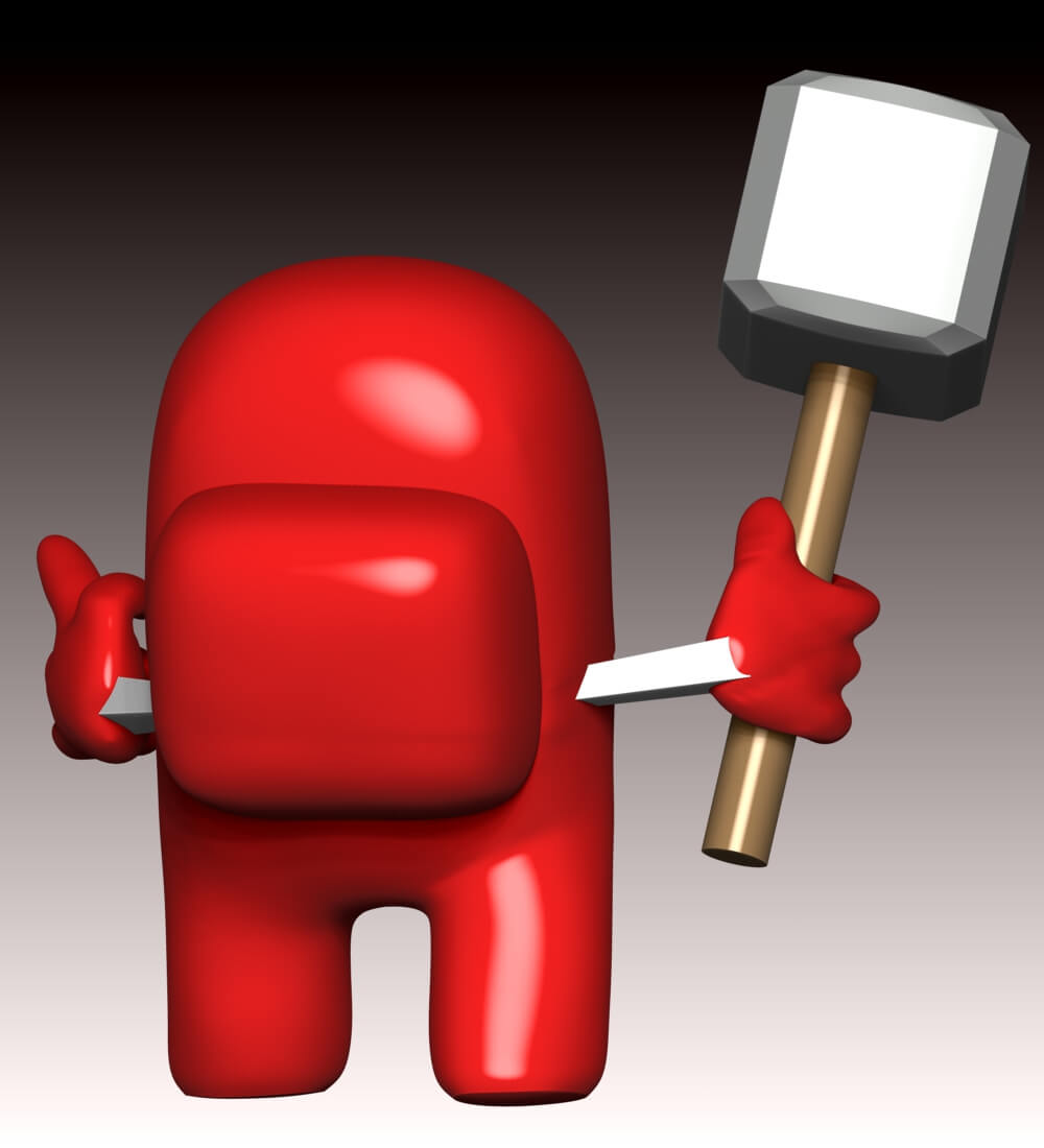 Among US - Impostor 3D Model by lovemodel