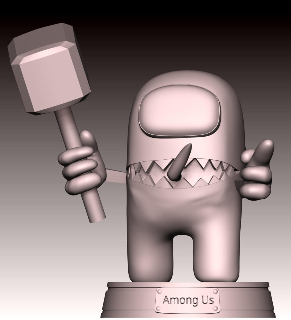 Among US - Impostor 3D Model by lovemodel