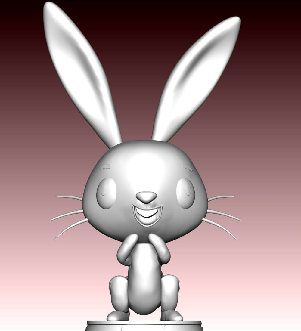 Angel Bunny - My Little Pony Free 3D Model by lovemodel