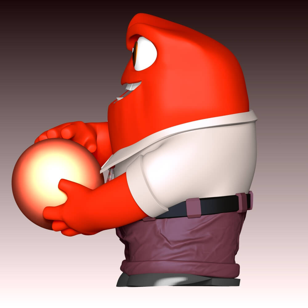 Anger - Inside Out 3D Model by lovemodel