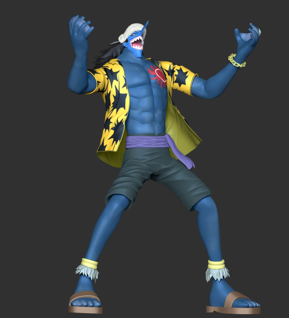 Arlong - One Piece 3D Model by lovemodel