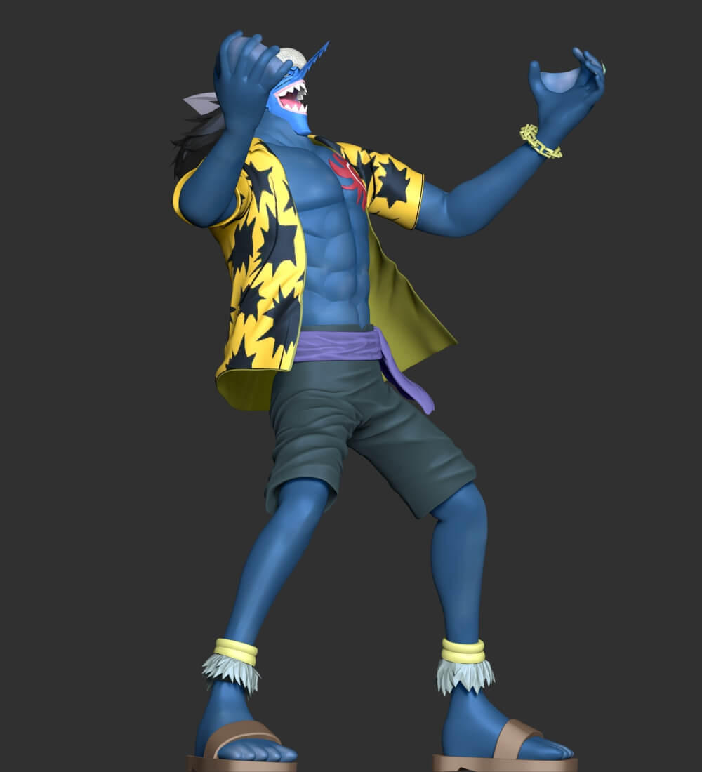 Arlong - One Piece 3D Print Model by lovemodel