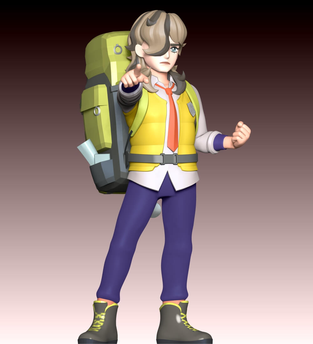 Arven - Pokemon 3D Model by lovemodel