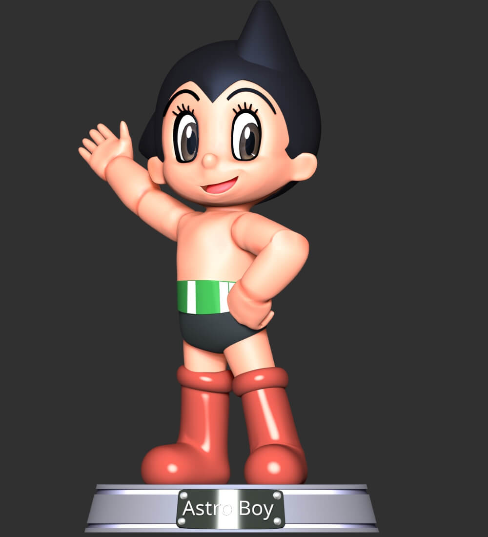 Astro Boy Fan Art - 3D Model by lovemodel