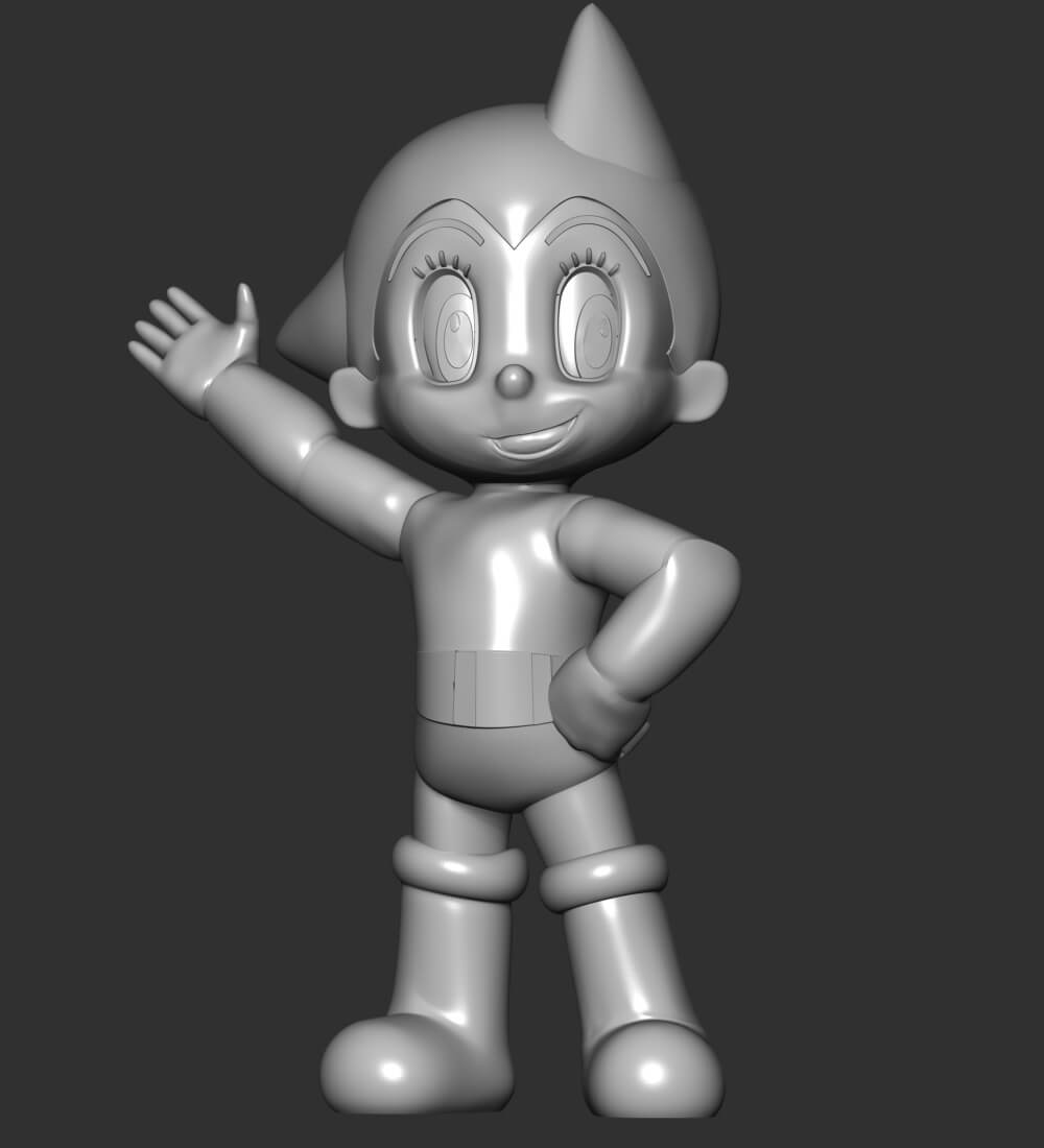 Astro Boy Fan Art - 3D Model by lovemodel