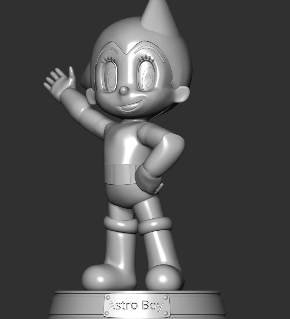 Astro Boy Fan Art - 3D Model by lovemodel