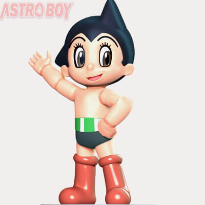 Astro Boy Fan Art - 3D Model by lovemodel
