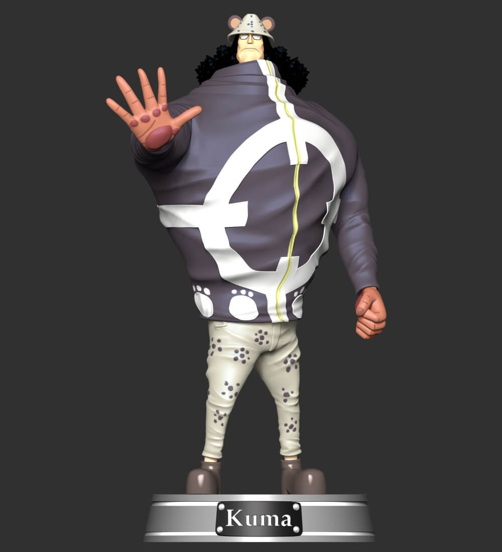 Bartholomew Kuma - One Piece 3D Print Model by lovemodel