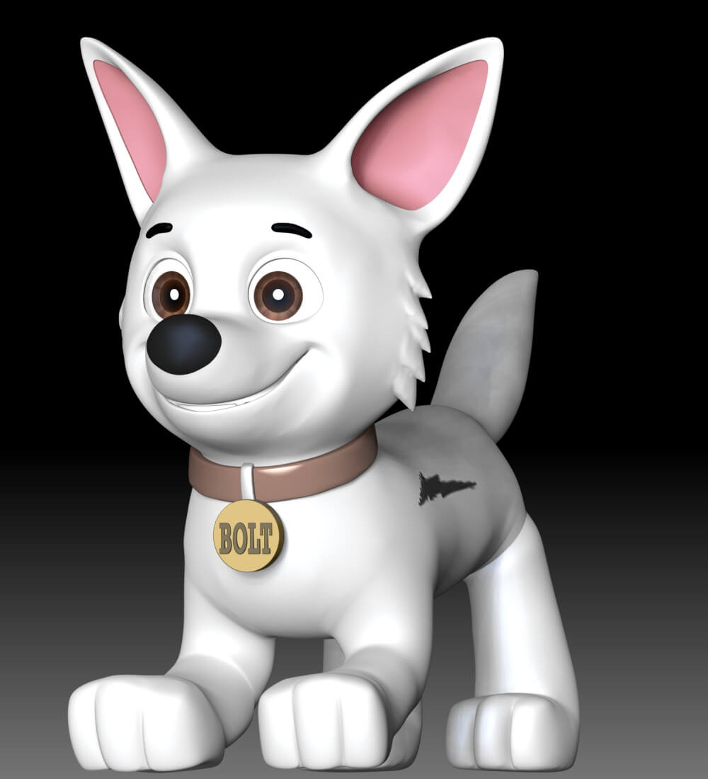 Bolt - Paw Patrol 3D Model by lovemodel