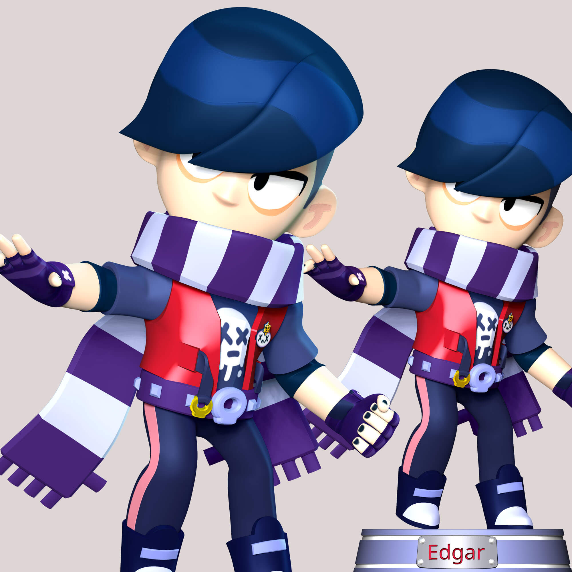 Brawl Stars - Edgar 3D Model by lovemodel