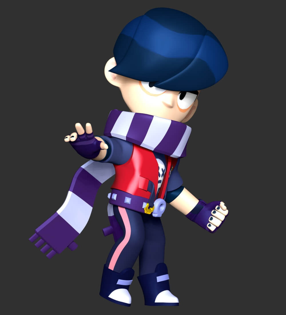 Brawl Stars - Edgar 3D Model by lovemodel