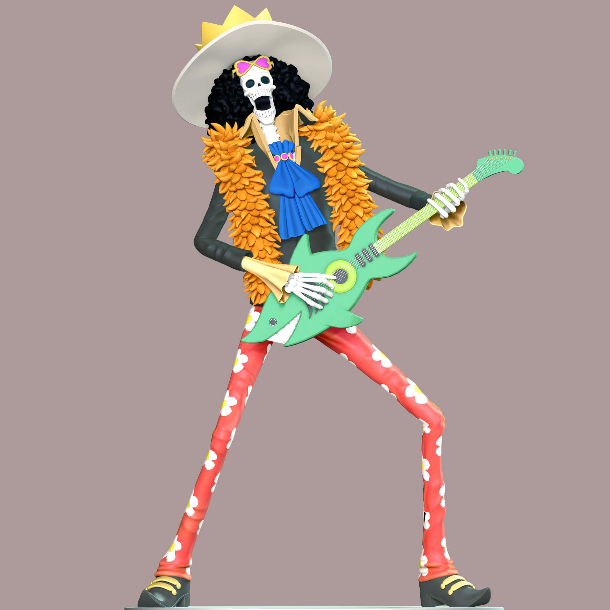 Brook - One Piece 3D Model by lovemodel