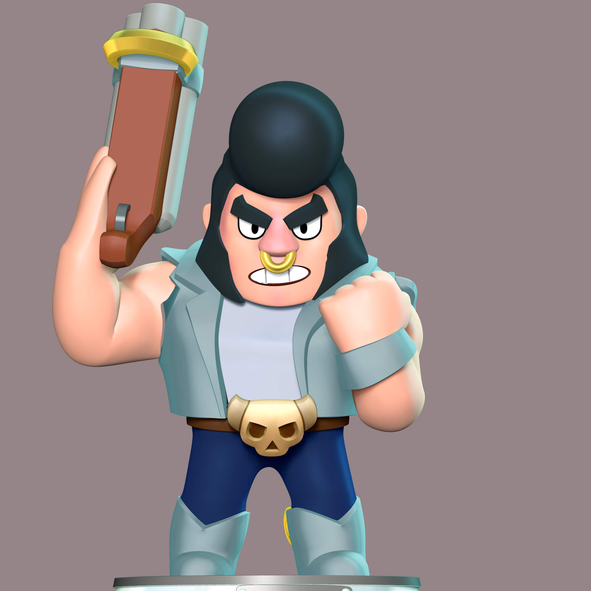 Bull - Brawl Stars 3D Model by lovemodel