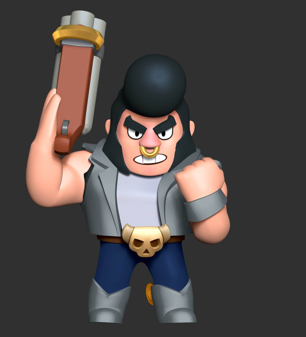 Bull - Brawl Stars 3D Print Model by lovemodel