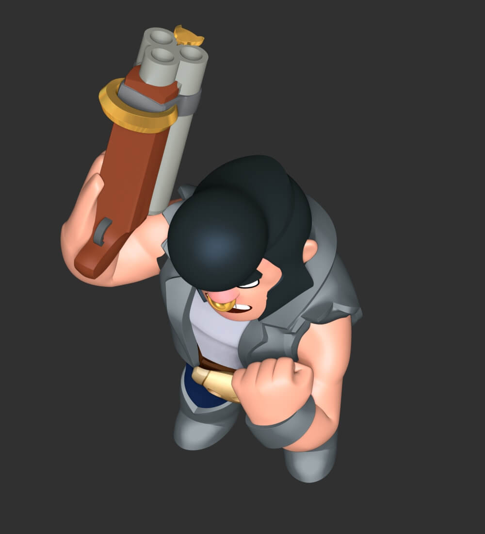 Bull - Brawl Stars 3D Print Model by lovemodel