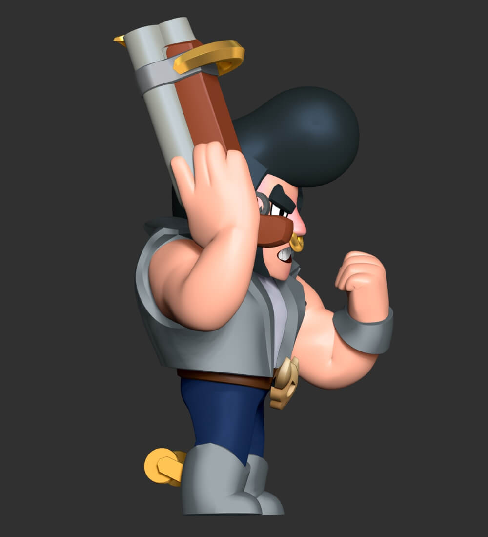 Bull - Brawl Stars 3D Model by lovemodel