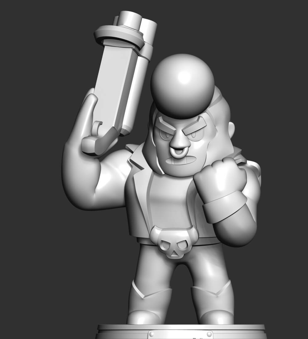 Bull - Brawl Stars 3D Model by lovemodel