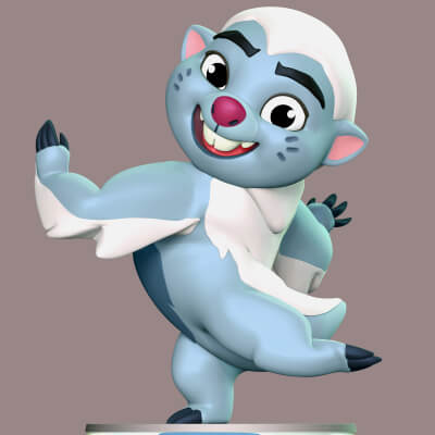 Bunga - The Lion Guard 3D Model by lovemodel