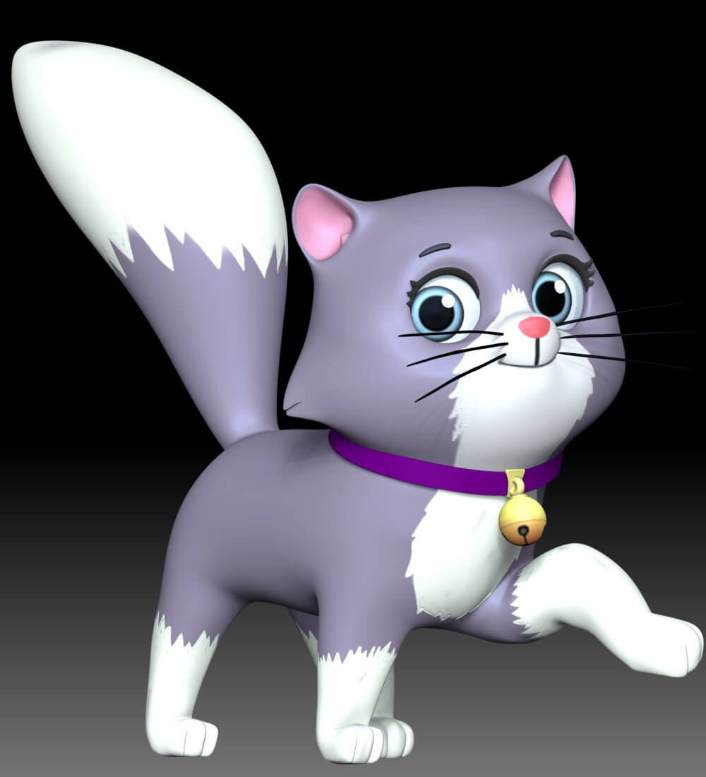 Cali Cat - Paw Patrol 3D Model by lovemodel