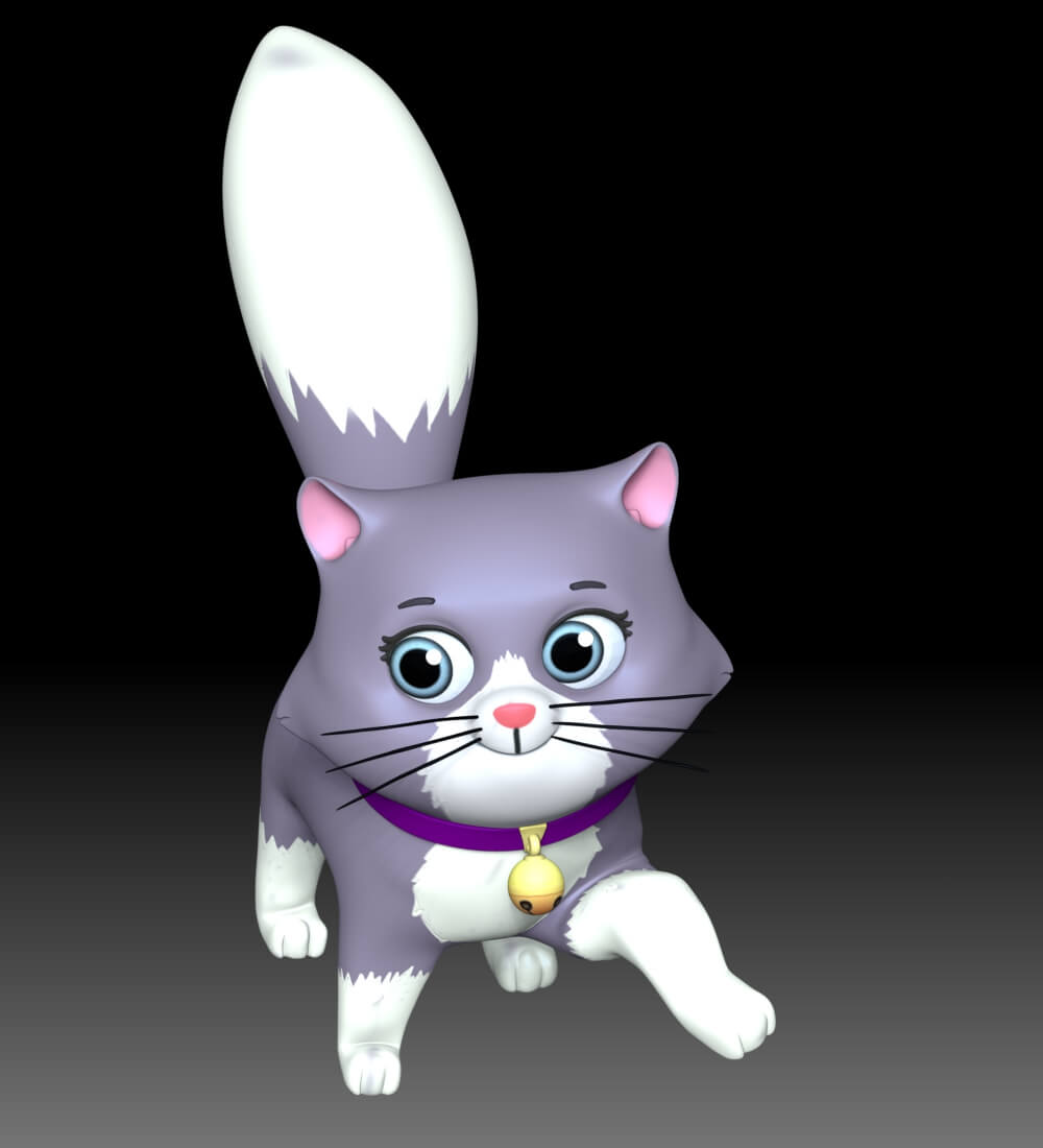 Cali Cat - Paw Patrol 3D Model by lovemodel