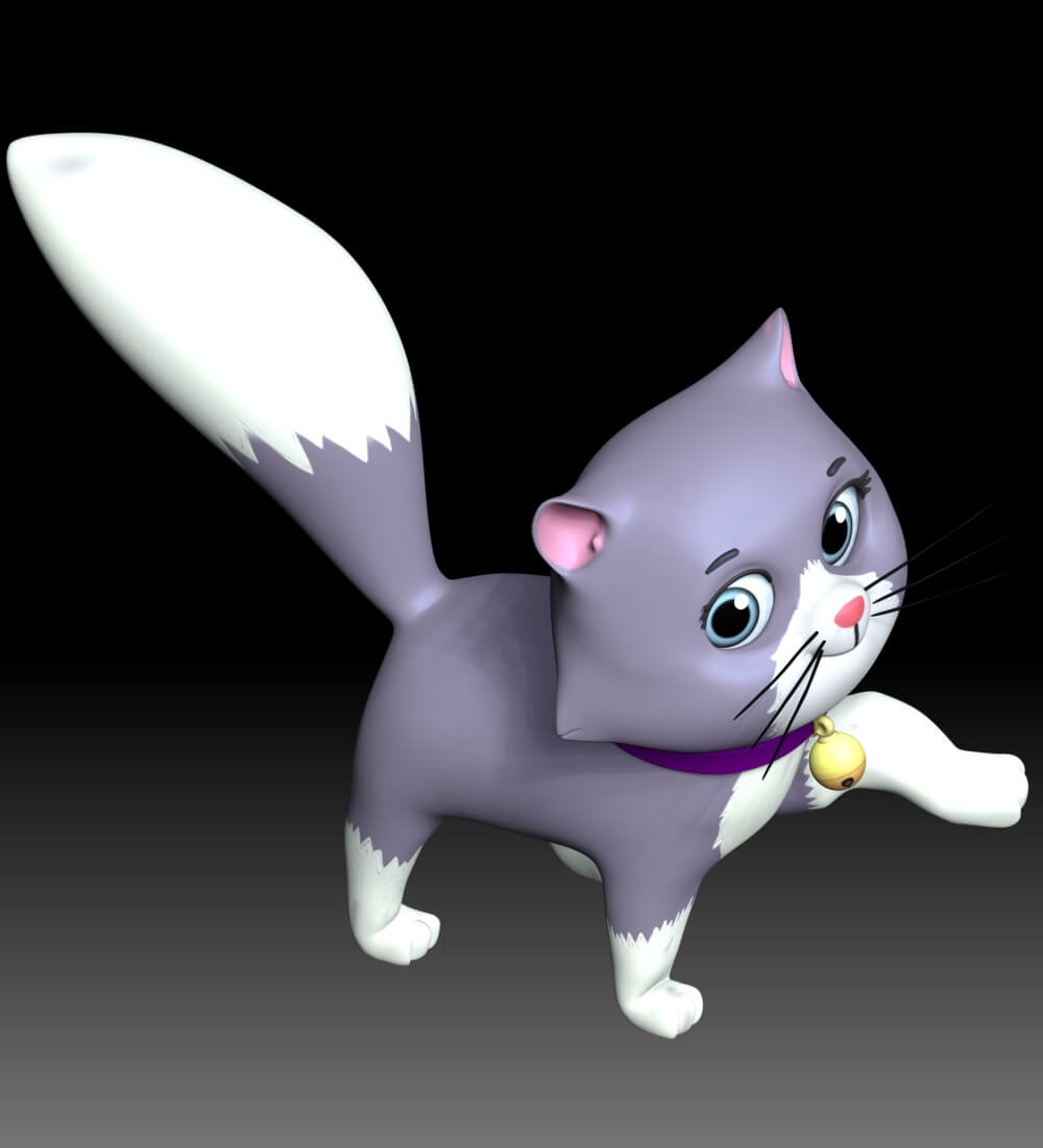 Cali Cat - Paw Patrol 3D Model by lovemodel