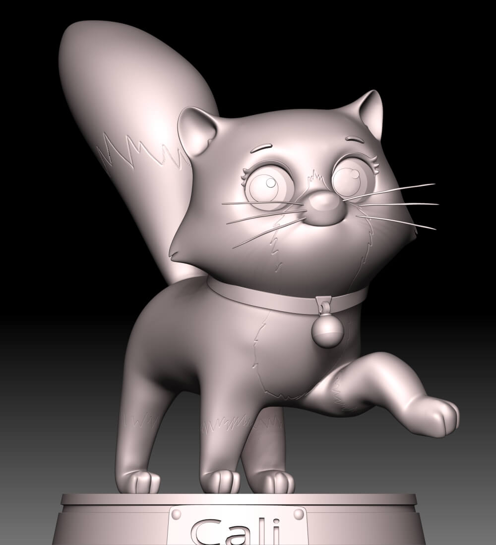 Cali Cat - Paw Patrol 3D Model by lovemodel