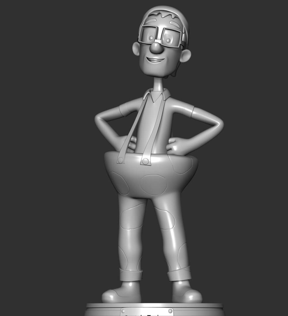 Captain Turbot Cowpants - 3D Print Model by lovemodel