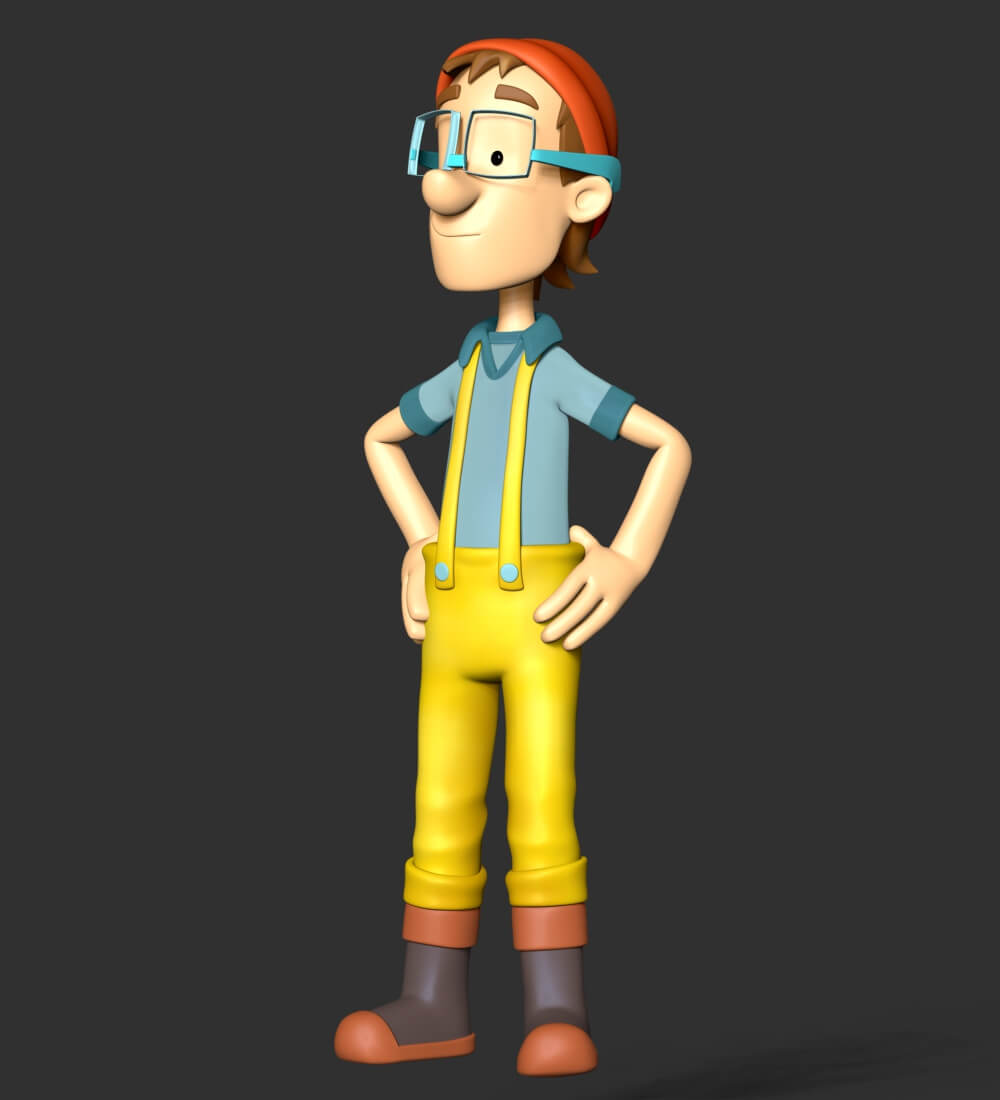 Captain Turbot - 3D Model by lovemodel