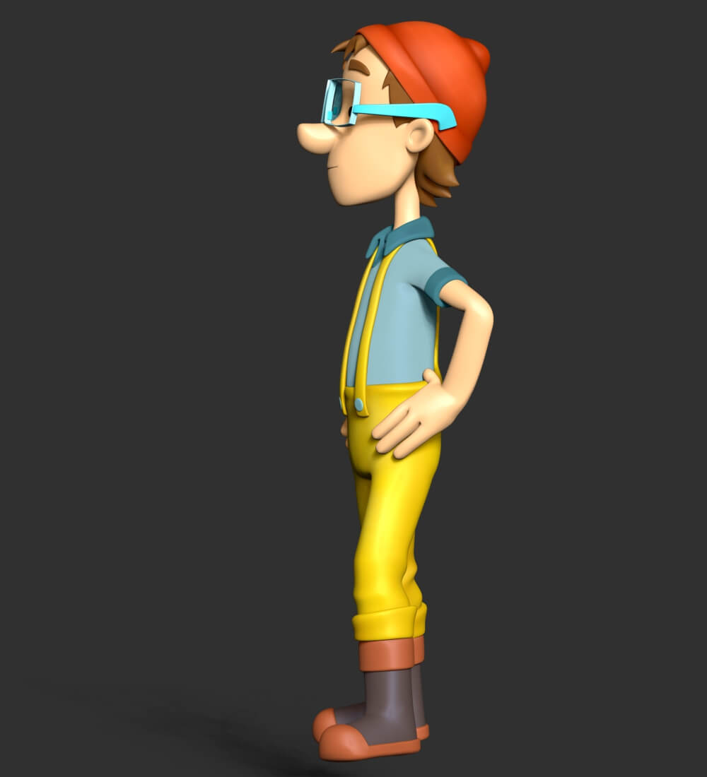 Captain Turbot - 3D Model by lovemodel