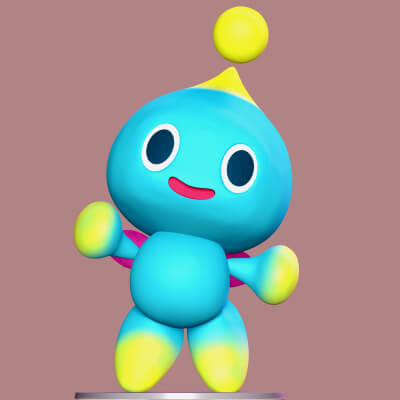 Chao - Sonic the Hedgehog 3D Model by lovemodel