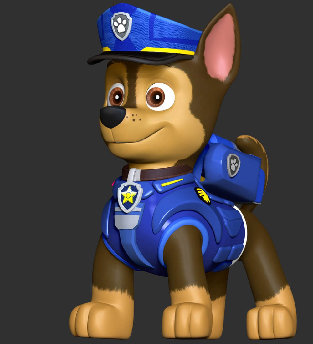 Chase Police - Paw Patrol The Movie 3D Model by lovemodel