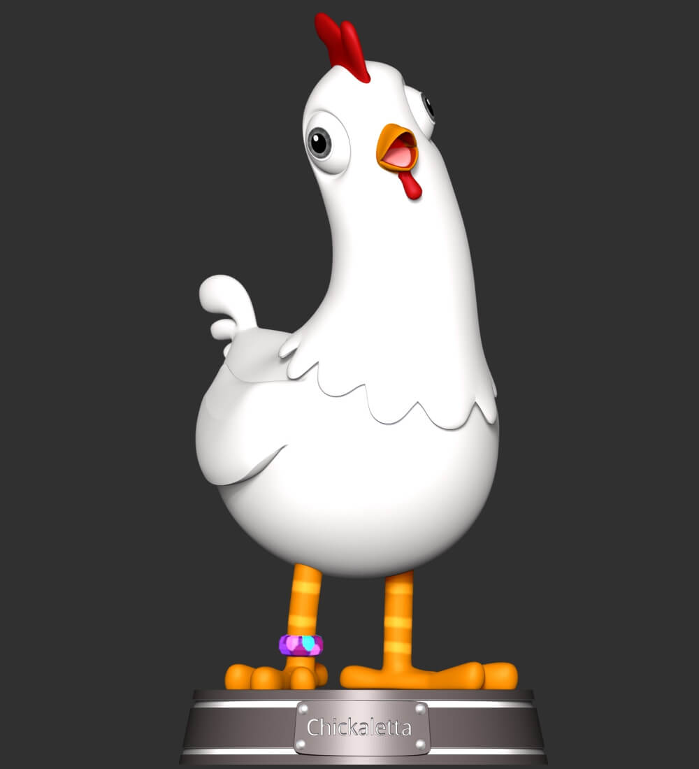 Chickaletta - Paw Patrol 3D Print Model by lovemodel